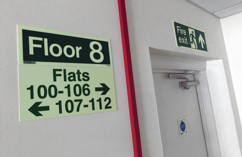 Floor Identification signs | Fire Safety Regulations | JALITE